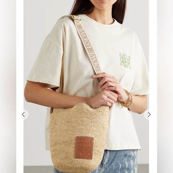 Loewe | Bags | Loewe Raffia Slit Mini Tote Bag | Poshmark